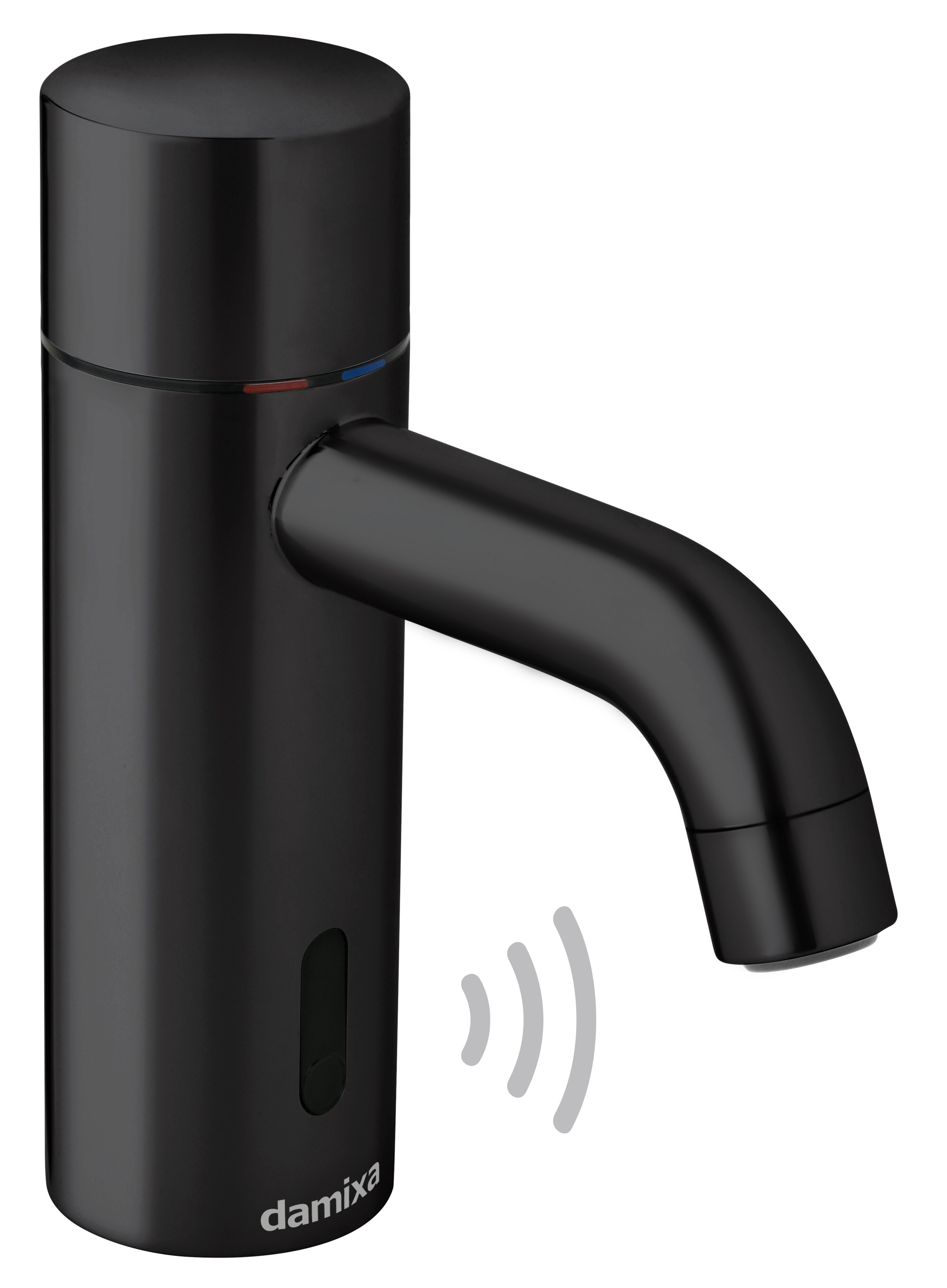 Silhouet Matt black Touchless basin tap [https://damixa.com]